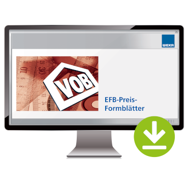 EFB-Preis-Formblätter: Erfolgreiche Angebote ganz schnell und einfach!