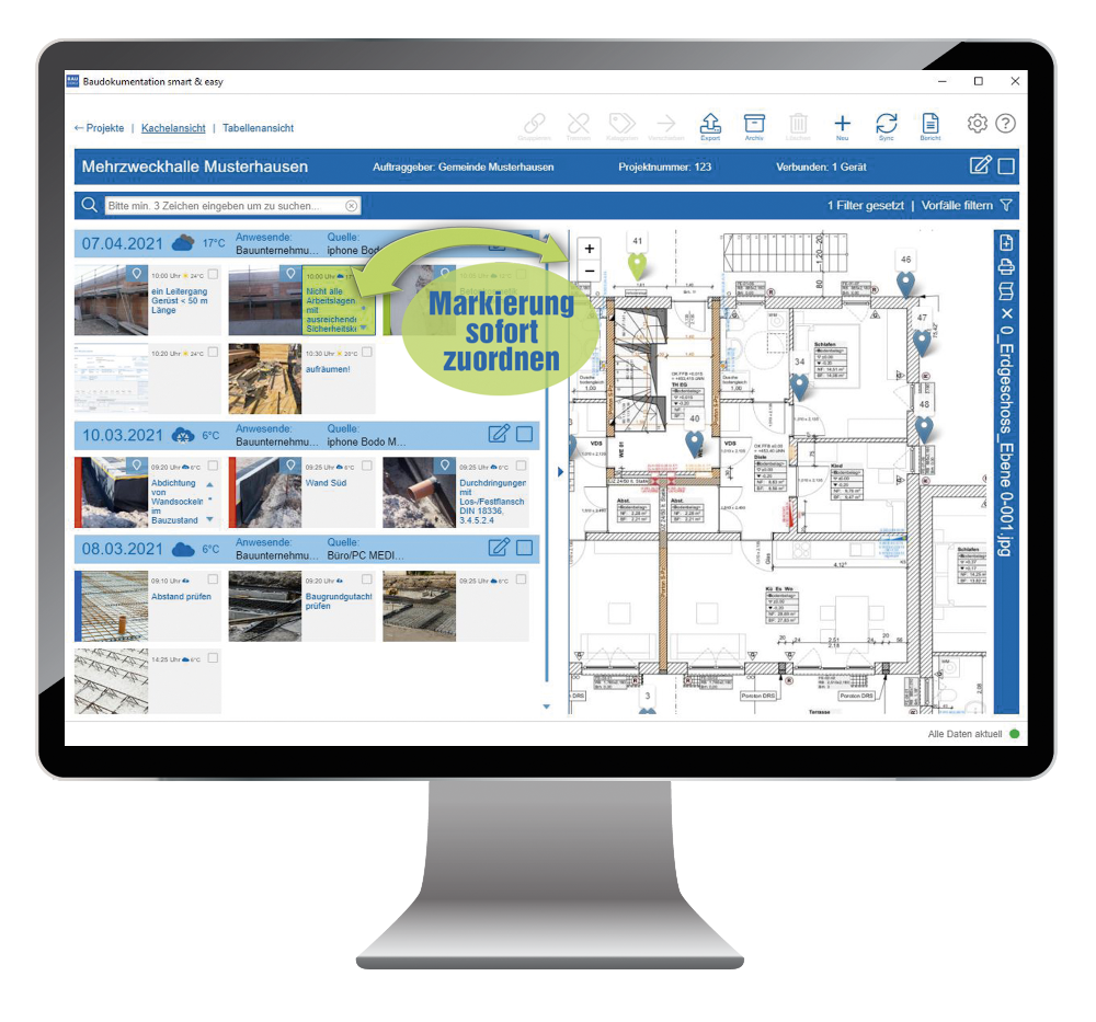 PLAN – Upgrade für Baudokumentation smart & easy